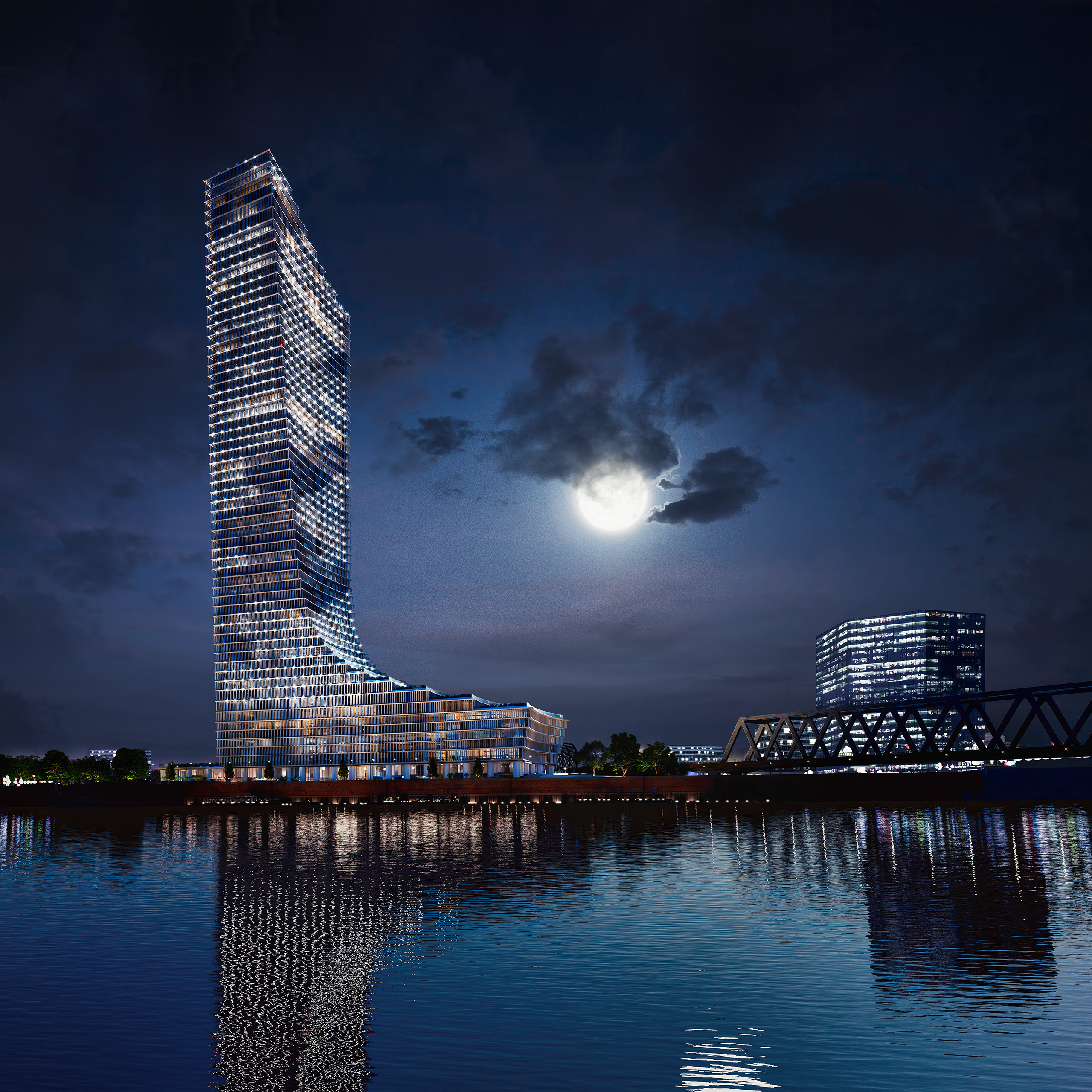 Hotel with views of the River Elbe - Nobu Hotel Hamburg